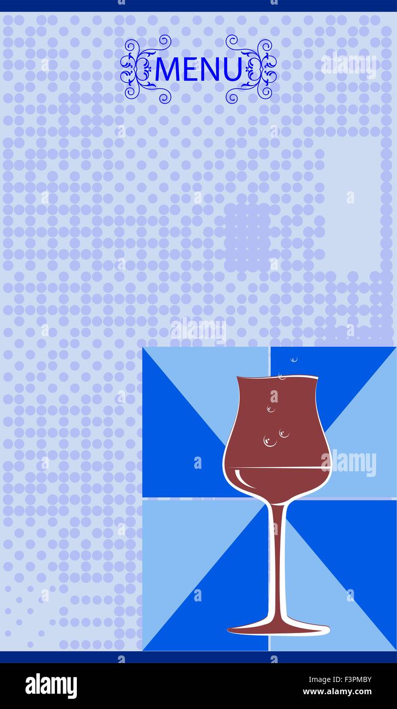 Wine Menu Card Design Template Vector Art Stock Vector Image & Art - Alamy