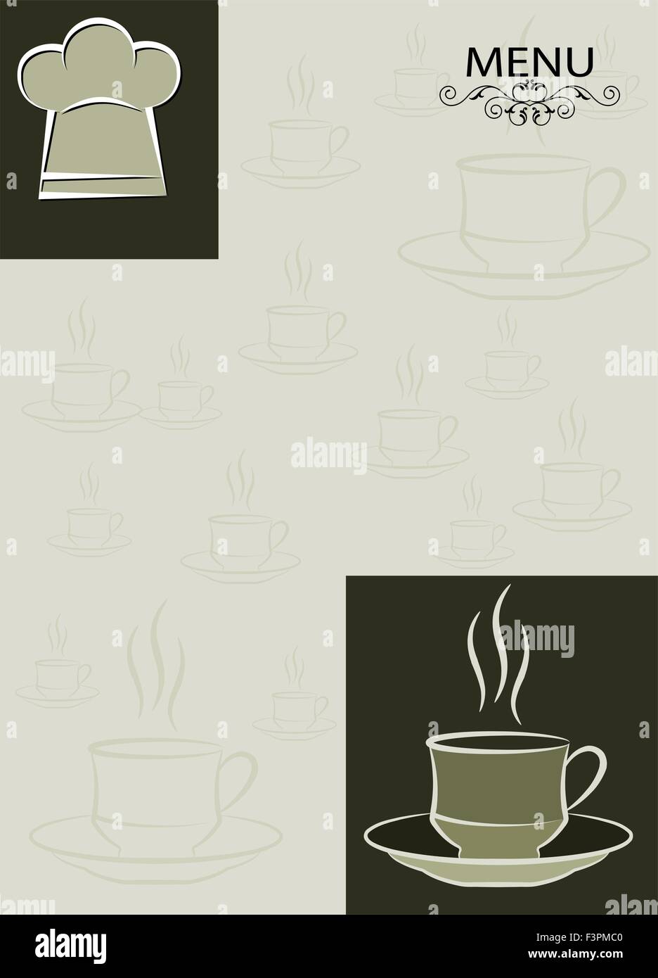 Coffee Menu Card Design Template Vector Art Stock Vector Image & Art ...