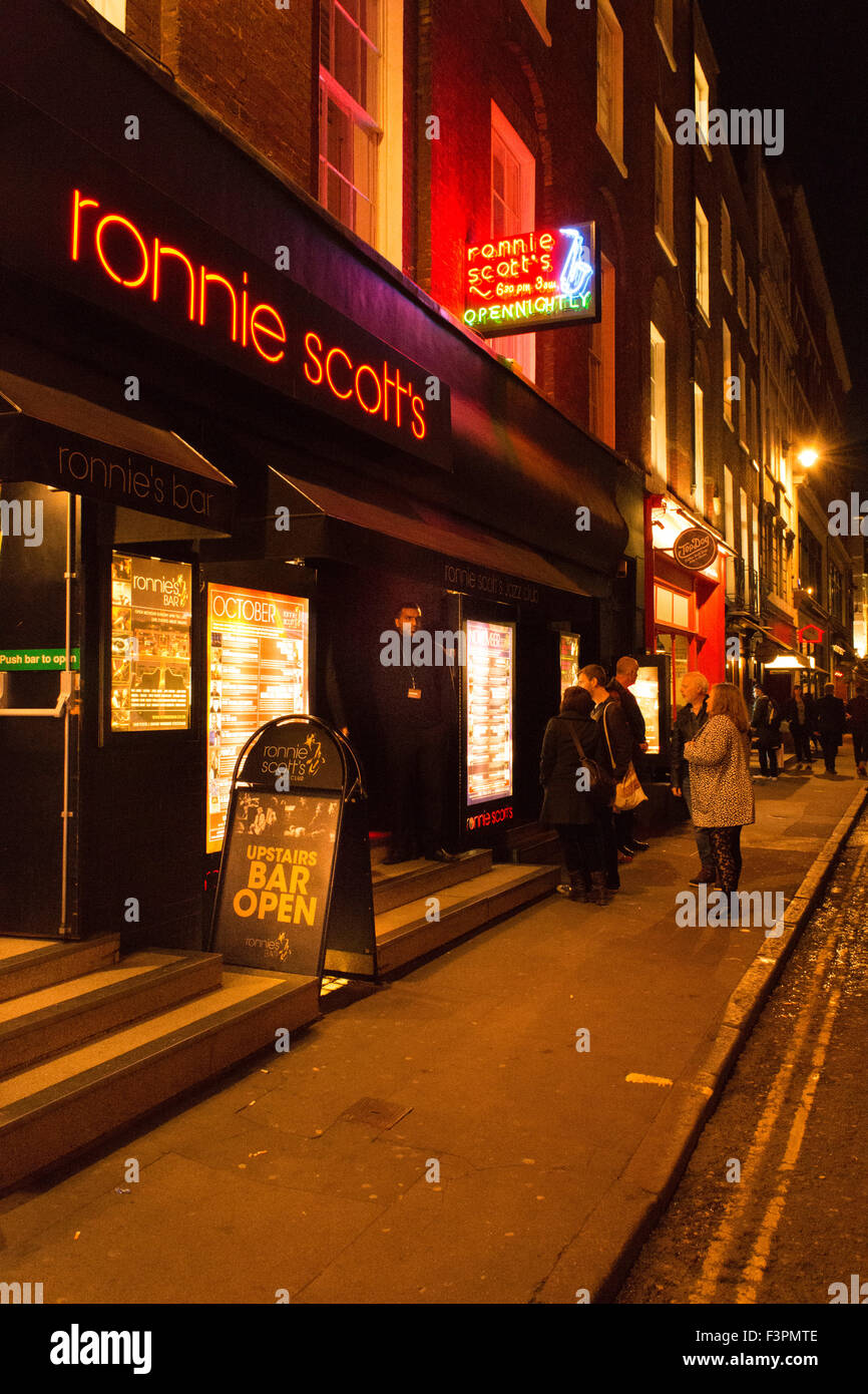 Ronnie scotts music venue in soho hi-res stock photography and images - Alamy