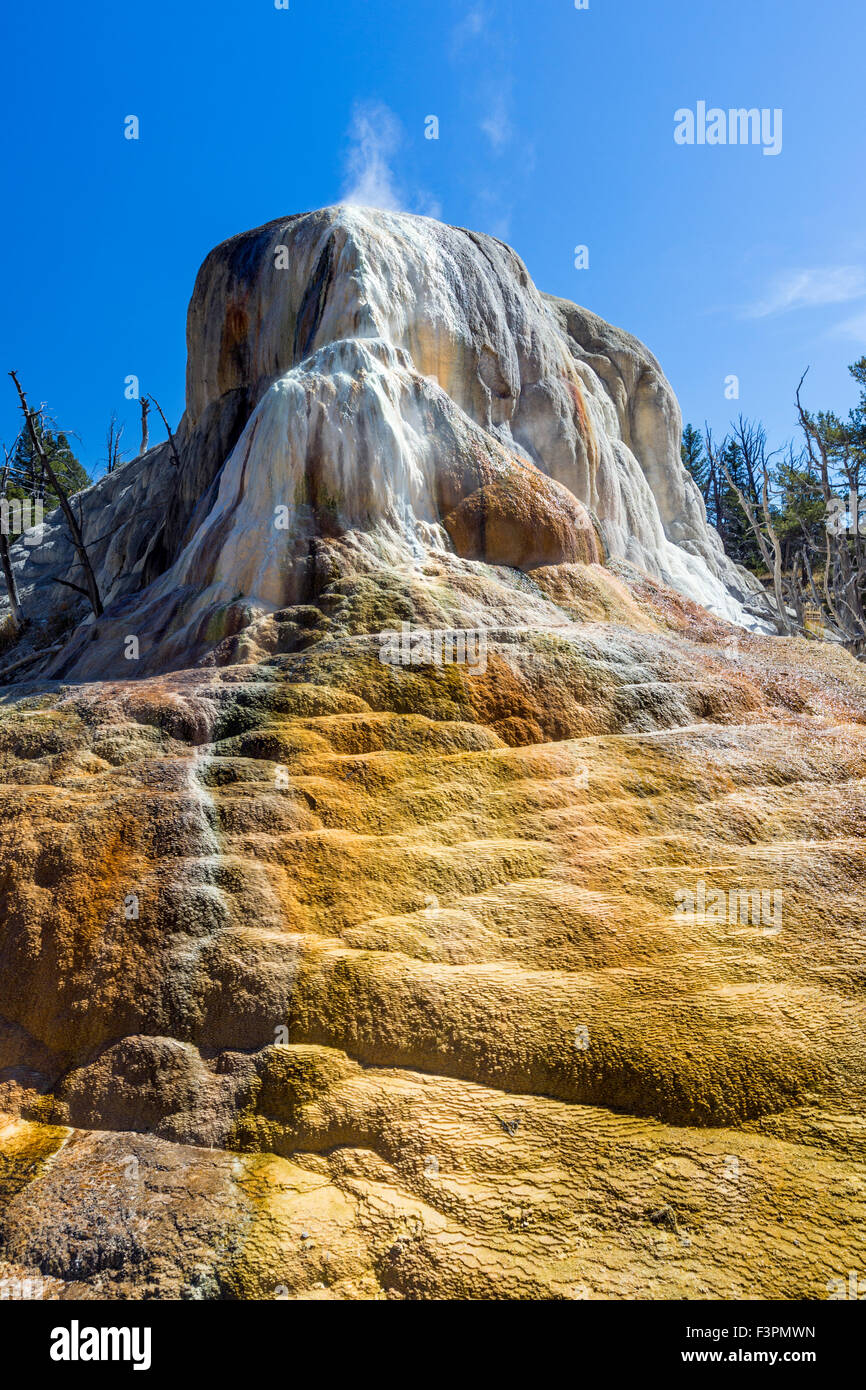 Yellowstone national park orange hi-res stock photography and images ...