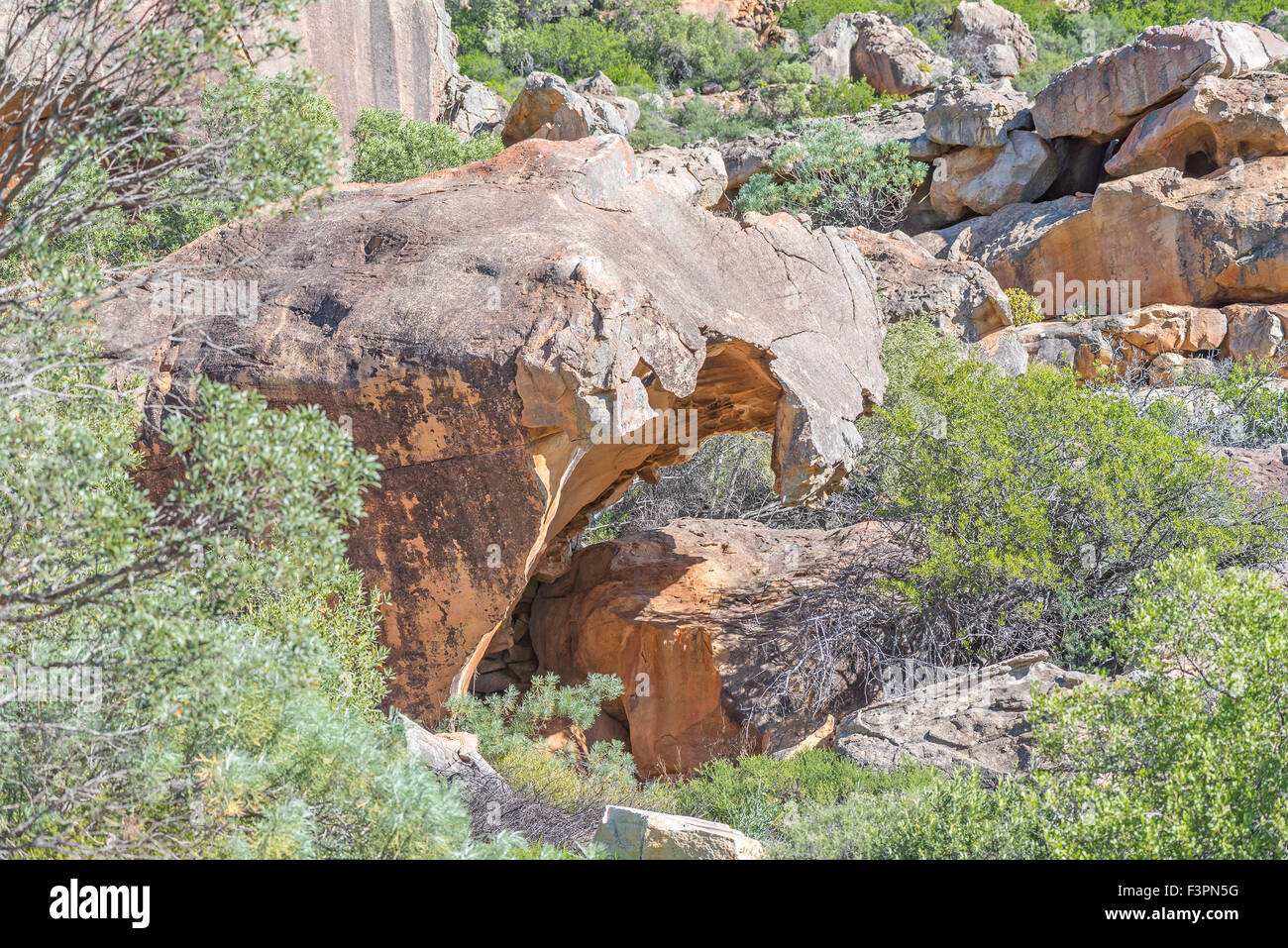 Rock formations in the Gifberg (poison mountain) Pass south of ...
