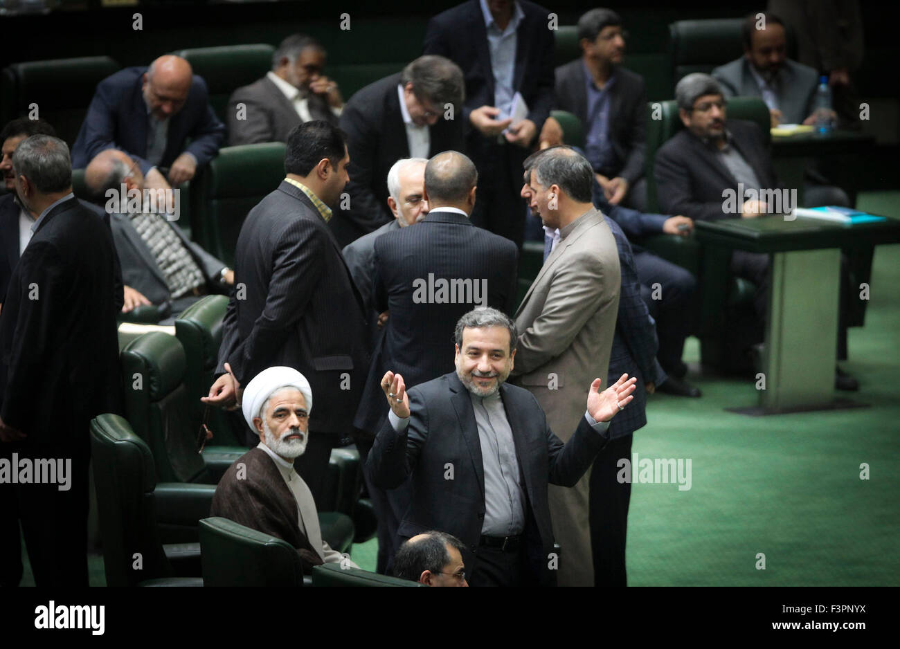 Tehran, Iran. 11th Oct, 2015. Iranian Deputy Foreign Minister Abbas ...