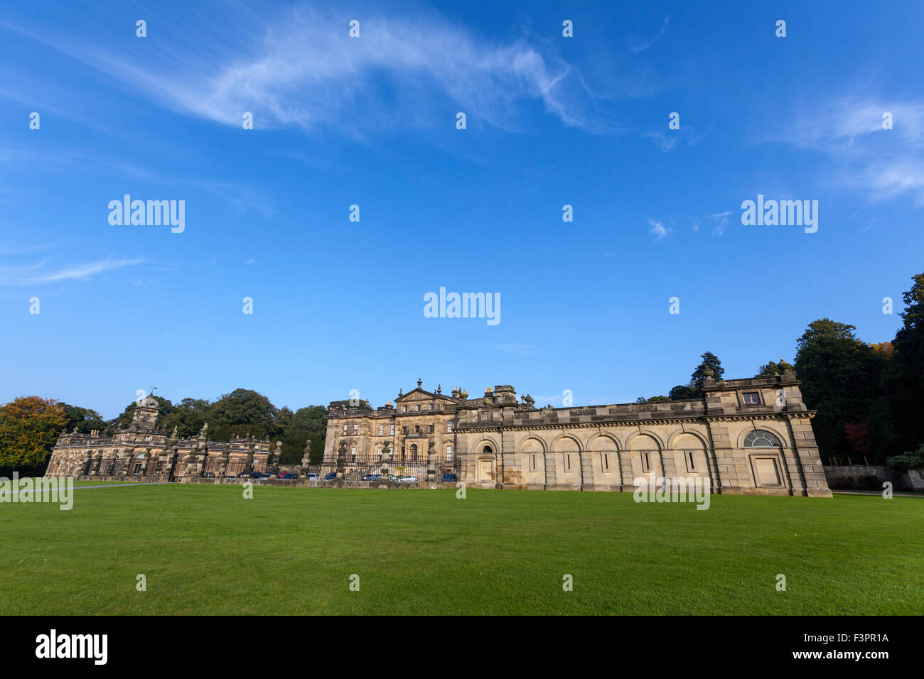 Main entrance of Duncombe Park House, Helmsley, North Yorkshire ...