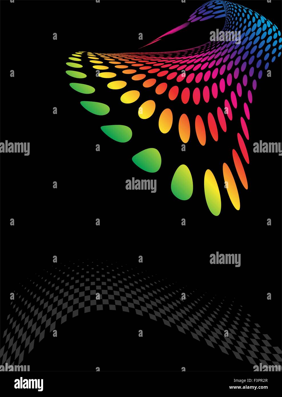 Background Composition, Web Template (Halftone) Vector Art Stock Vector ...