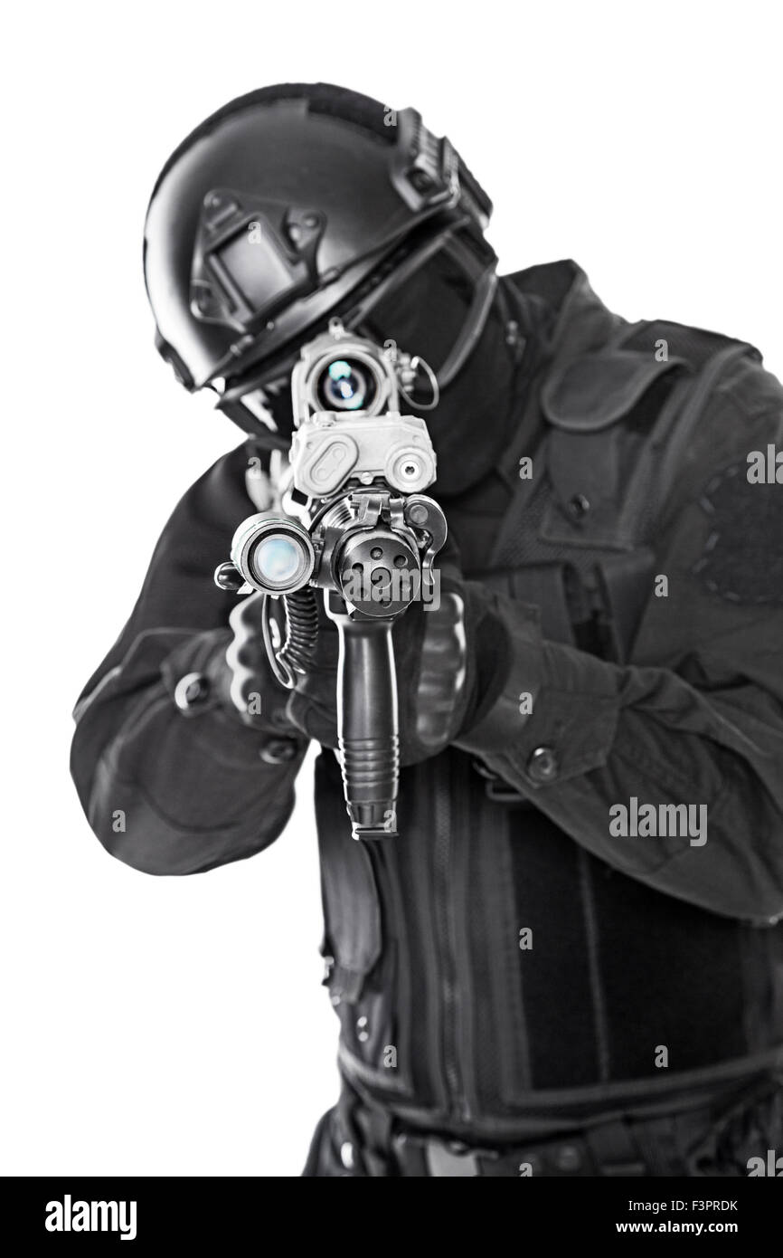 police officer SWAT Stock Photo - Alamy