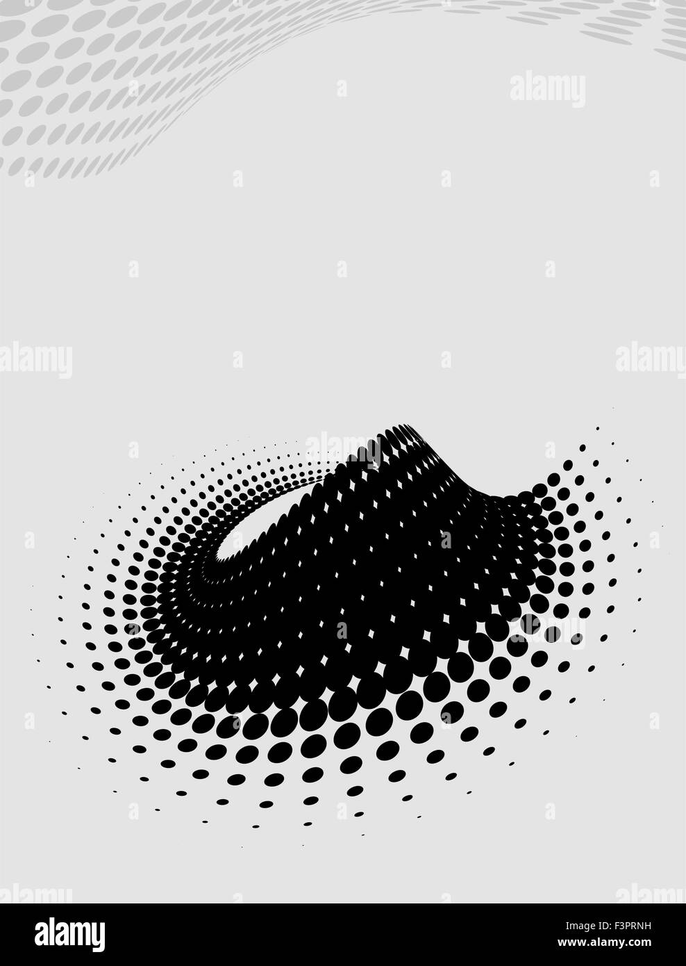 Background Composition, Web Template (Halftone) Vector Art Stock Vector ...