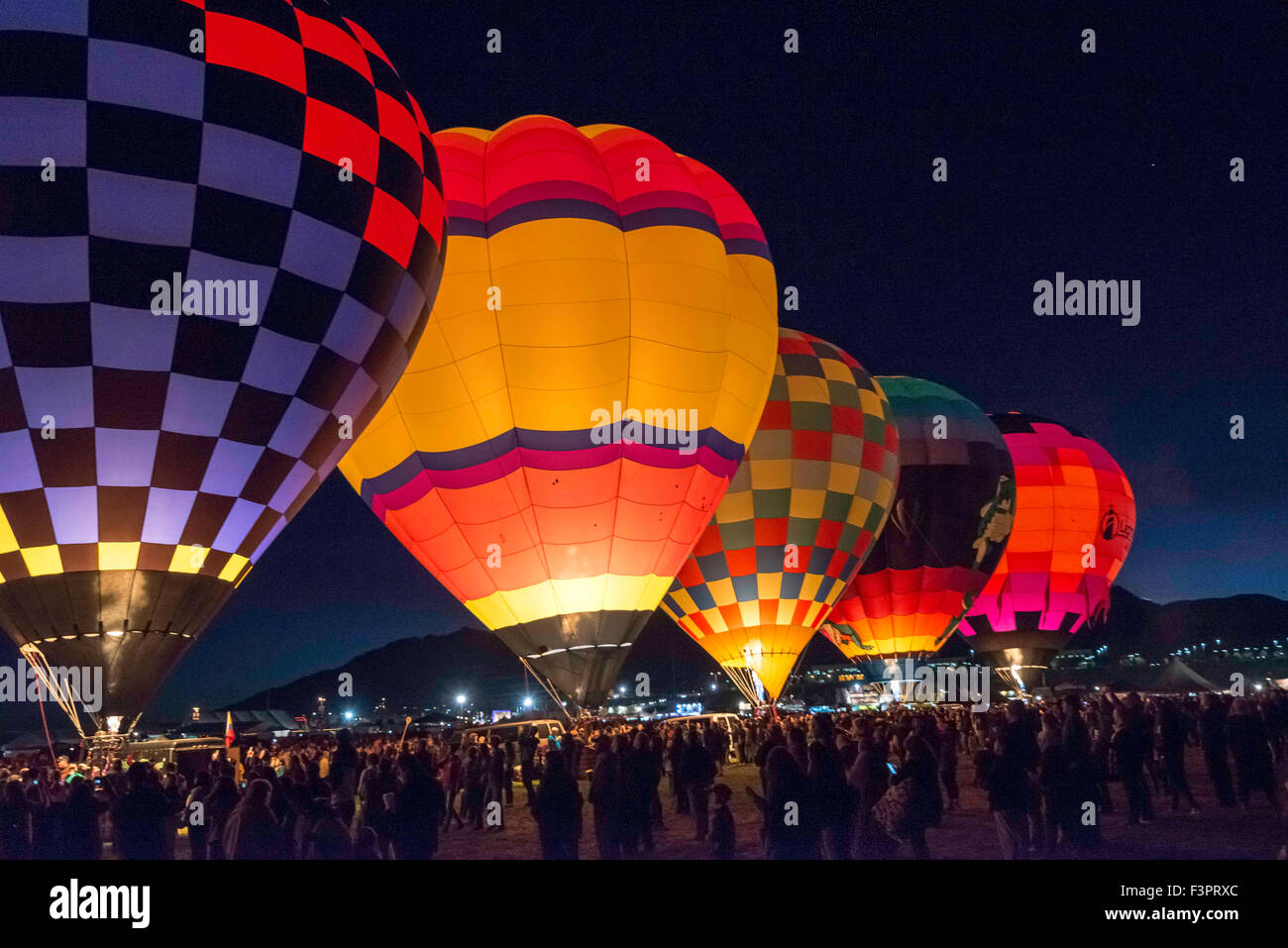 October 11, 2015 The morning glow at the 44th Albuquerque International ...