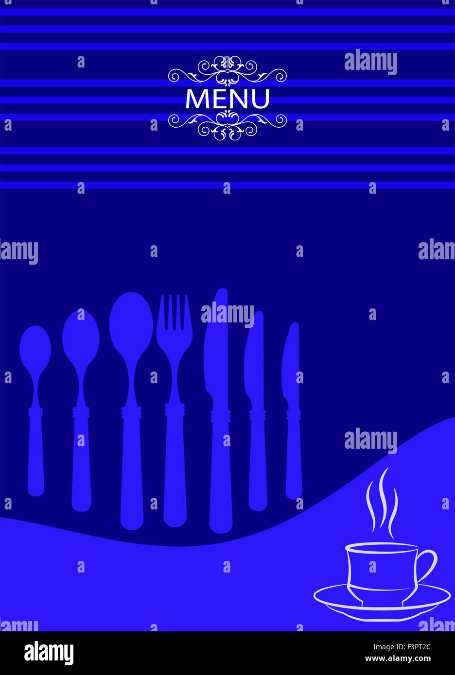 Menu Card Design Template Vector Art Stock Vector Image & Art - Alamy