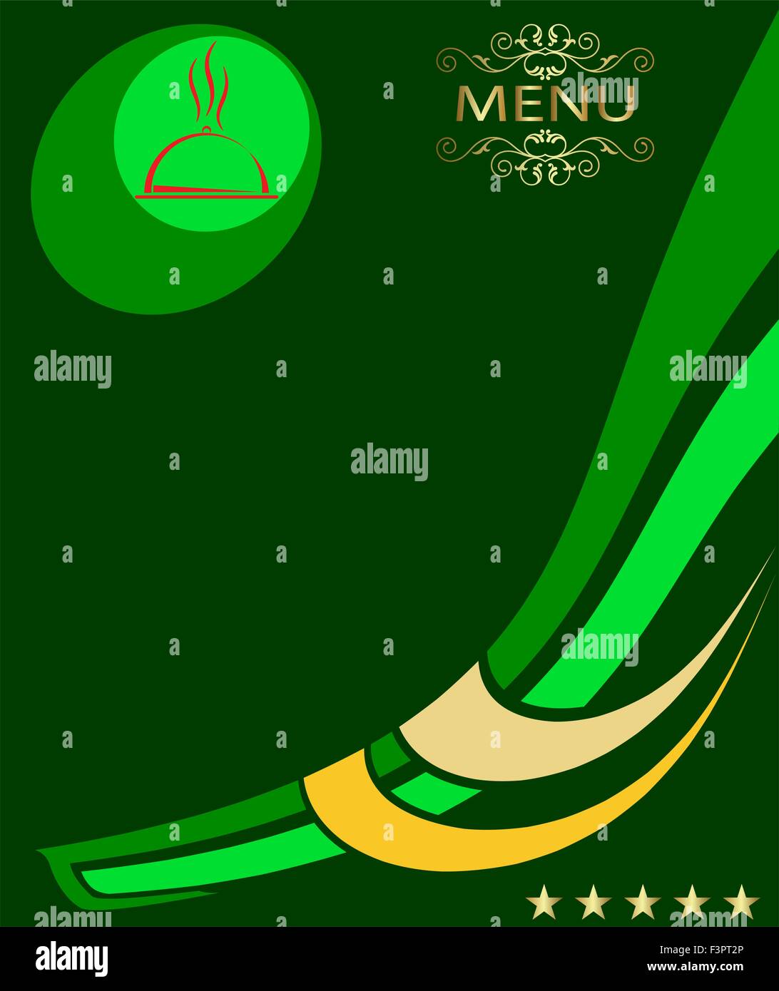 Menu Card Design Template Vector Art Stock Vector Image & Art - Alamy