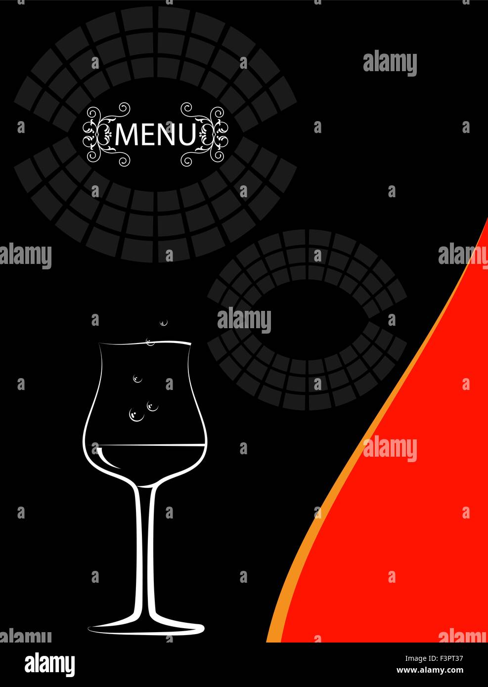 Wine Menu Card Design Template Vector Art Stock Vector Image & Art - Alamy