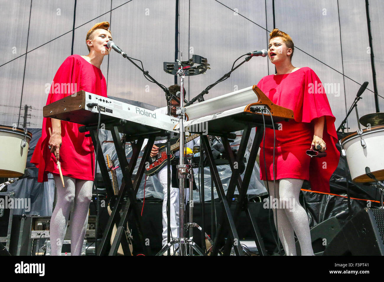 LUCIUS brings their 2015 Summer Tour Stock Photo - Alamy