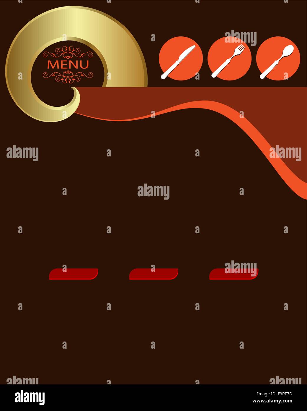 Menu Card Design Template Vector Art Stock Vector Image & Art - Alamy