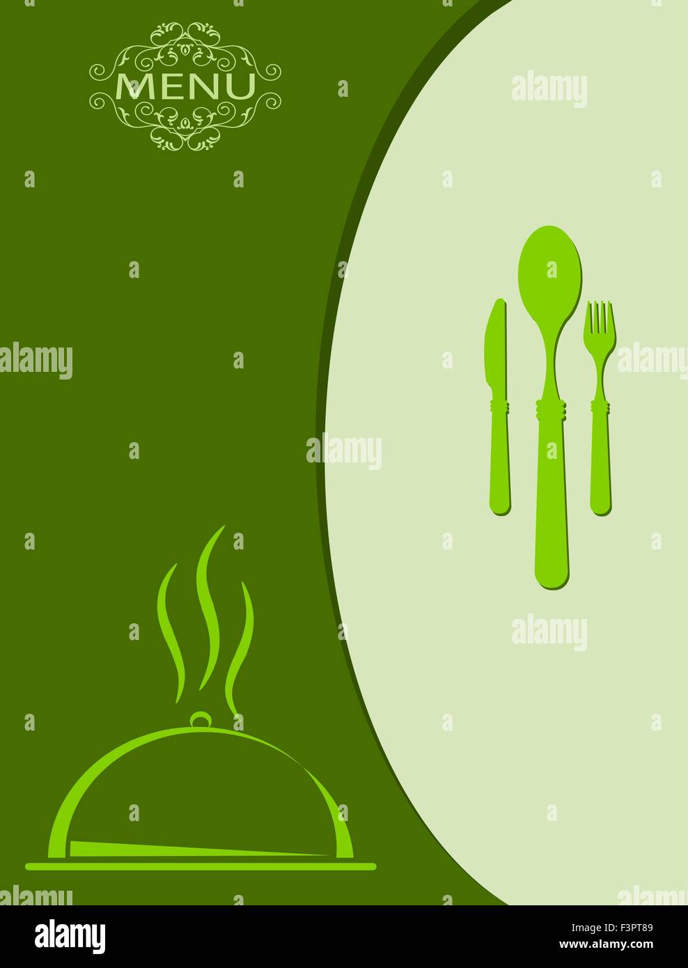 Menu Card Design Template Vector Art Stock Vector Image & Art - Alamy