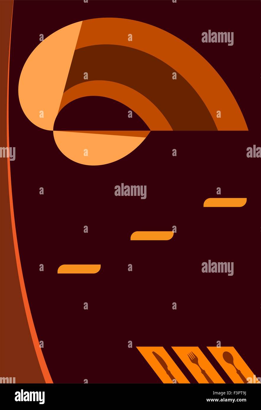 Menu Card Design Template Vector Art Stock Vector Image & Art - Alamy