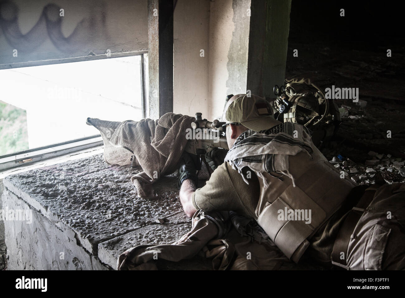 Navy Seal Sniper Stock Photo - Alamy