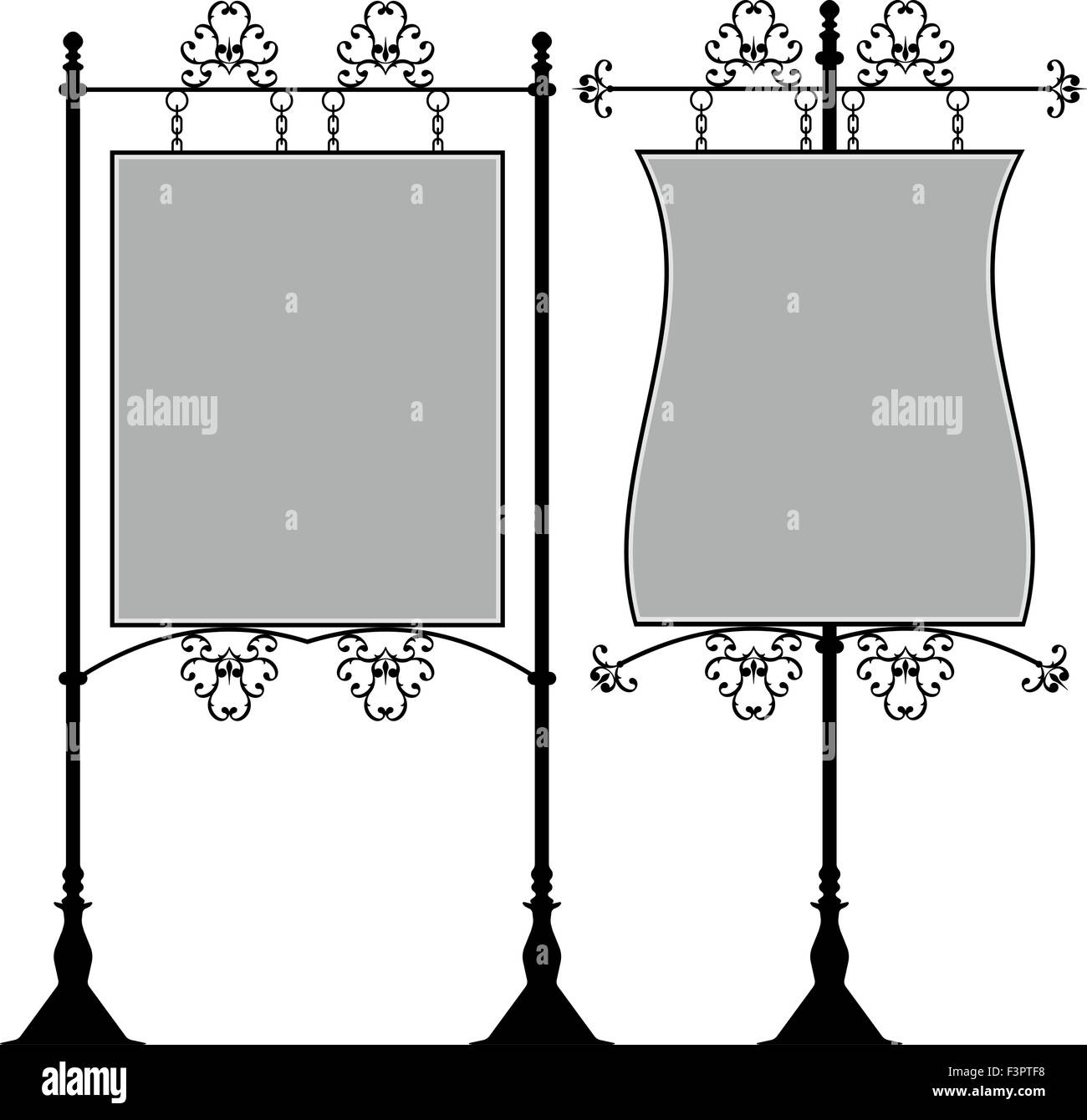 Wrought Iron Signage Vector Art Stock Vector Image & Art - Alamy