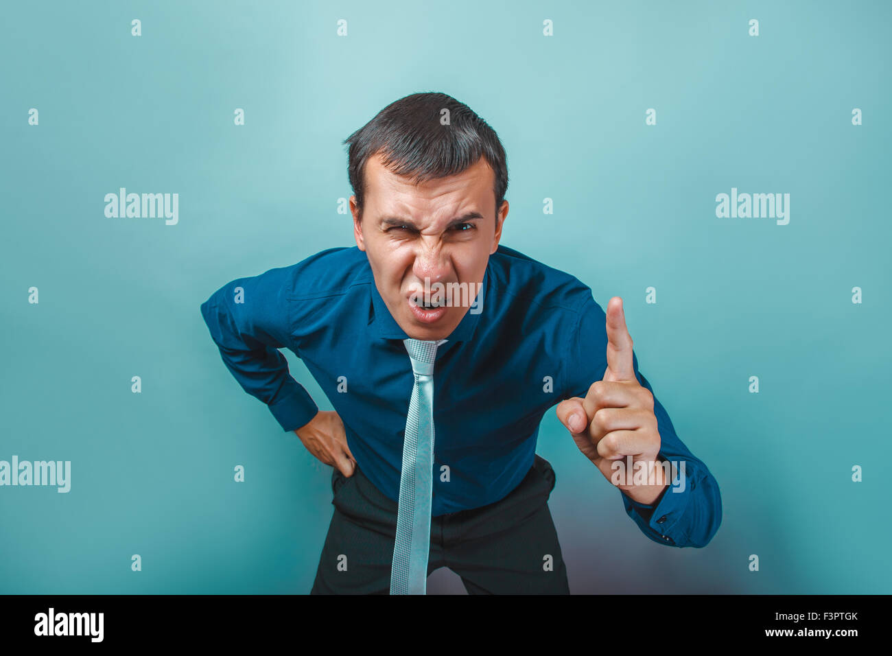 Angry man pointing finger on hi-res stock photography and images - Alamy