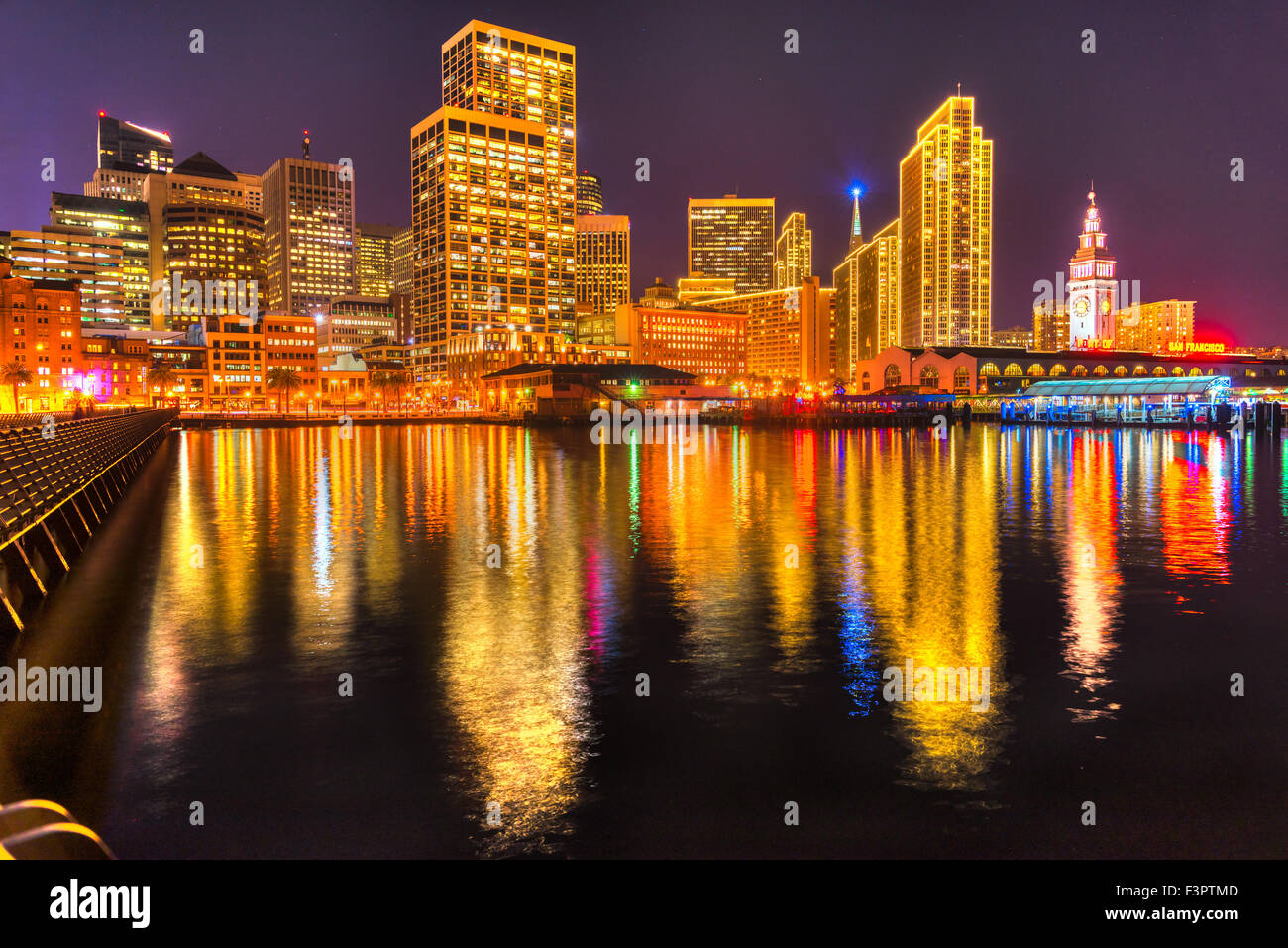 Downtown San Francisco at twilight, California, USA Stock Photo - Alamy
