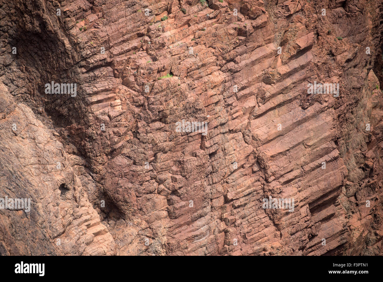 Columnar jointed basalt rock formations of Scandola Nature Reserve ...