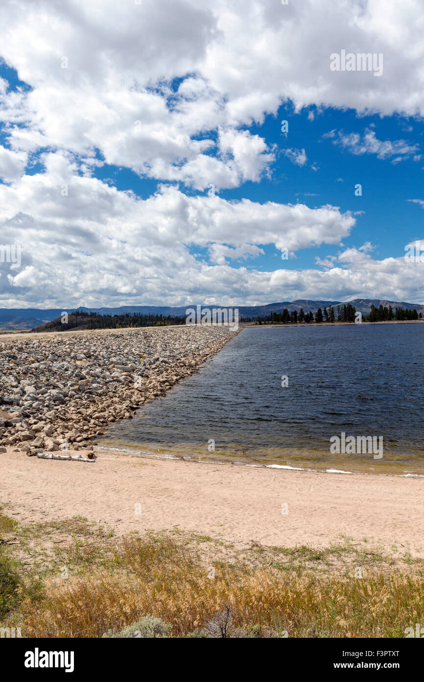 Dam; Quinette Point; Lake Granby; Colorado; USA Stock Photo - Alamy