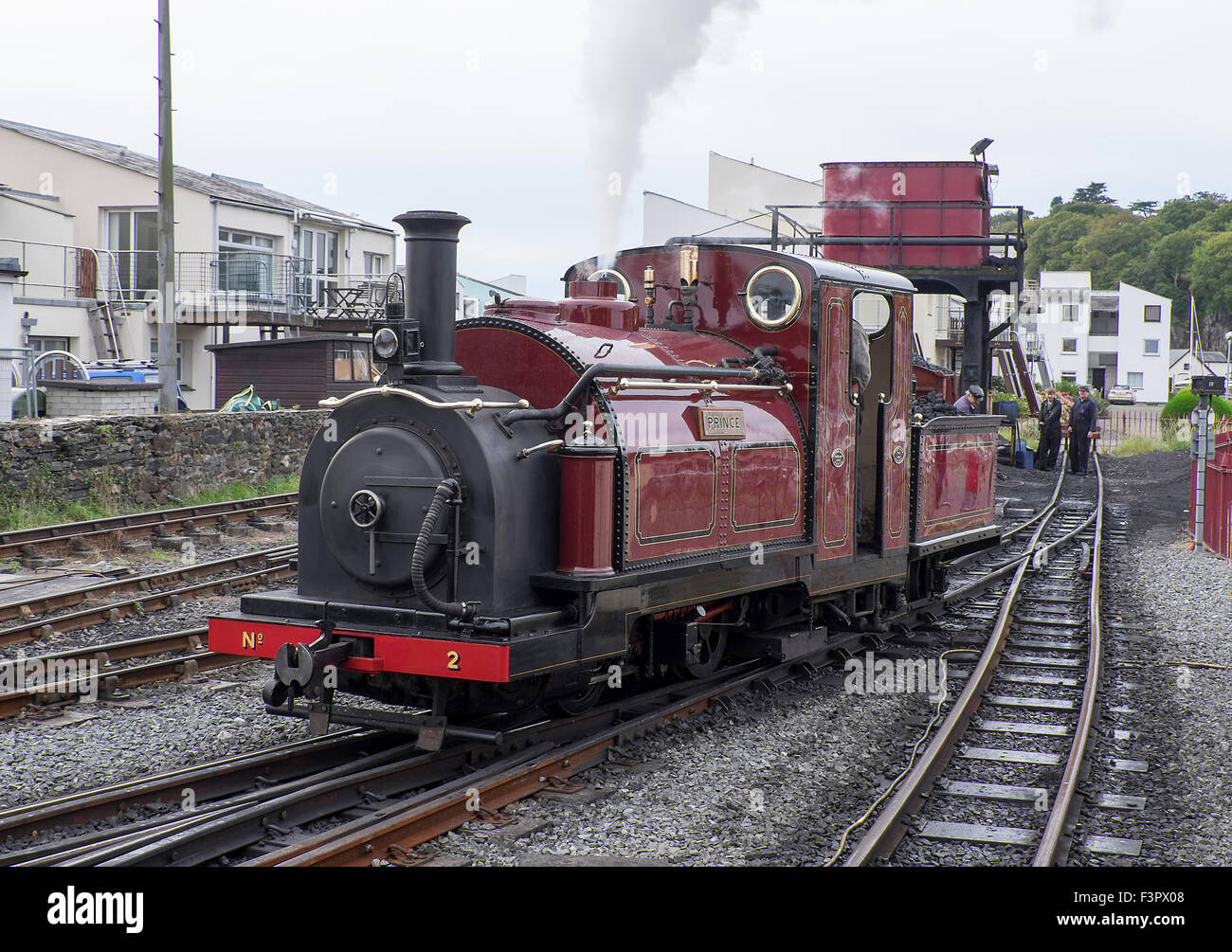Victorian Steam On the welsh coast, Victorian weekend, porthmadog Stock ...