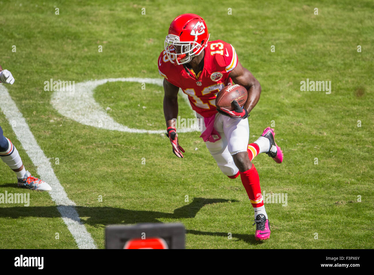 OCT 11, 2015:.Kansas City Chiefs WR #13 De'Anthony Thomas in action ...