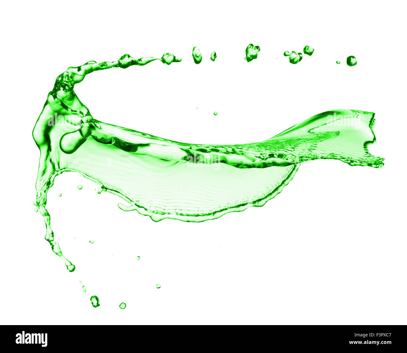 Splash of green color hi-res stock photography and images - Alamy