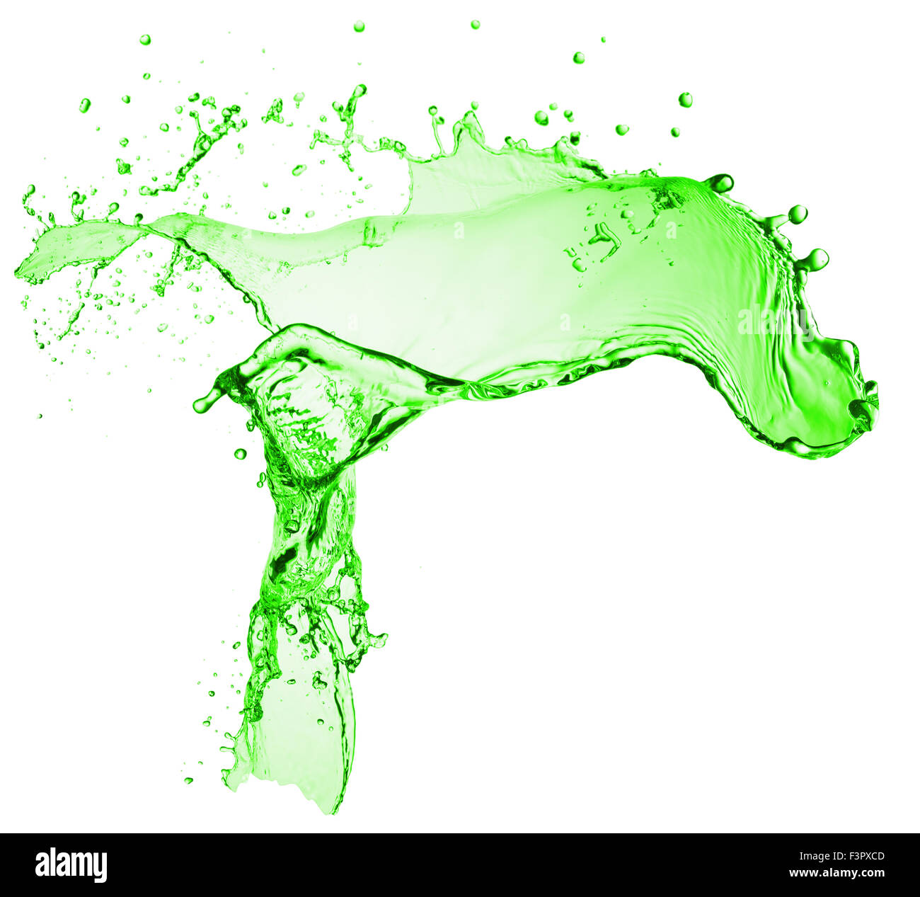 Green splash hi-res stock photography and images - Alamy