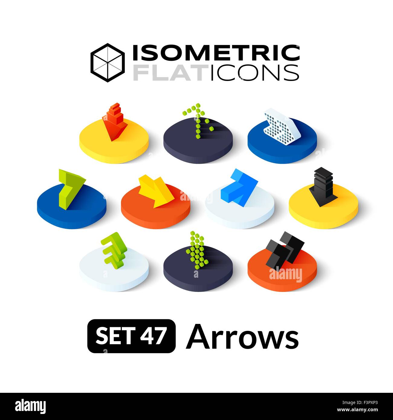 Isometric flat icons set 47 Stock Vector Image & Art - Alamy
