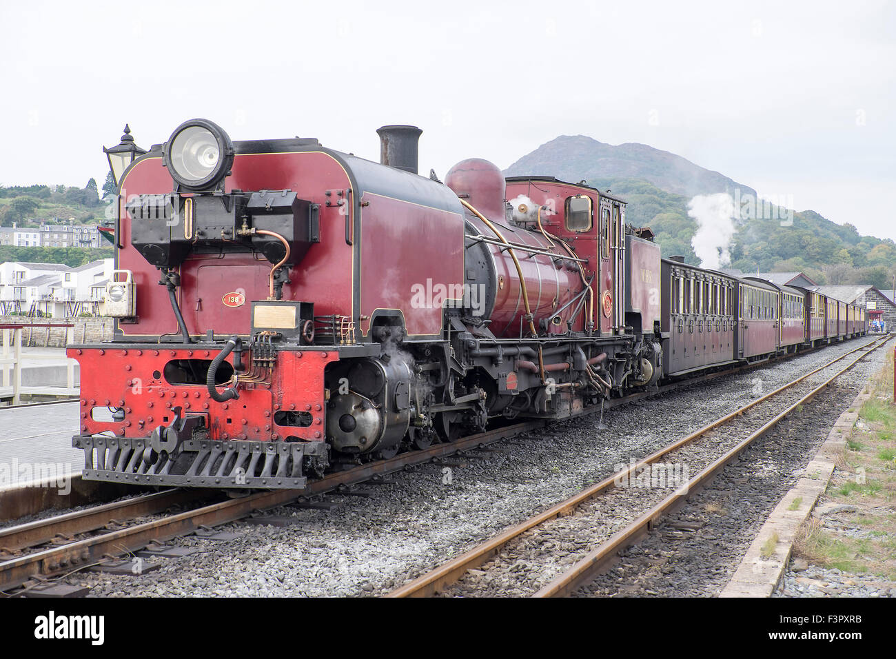 Steam Engines await there trains on the Welsh Heritage and Ffestiniog ...