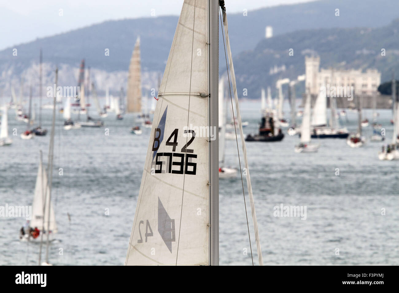 Barcolana gulf of trieste sailing hi-res stock photography and images ...