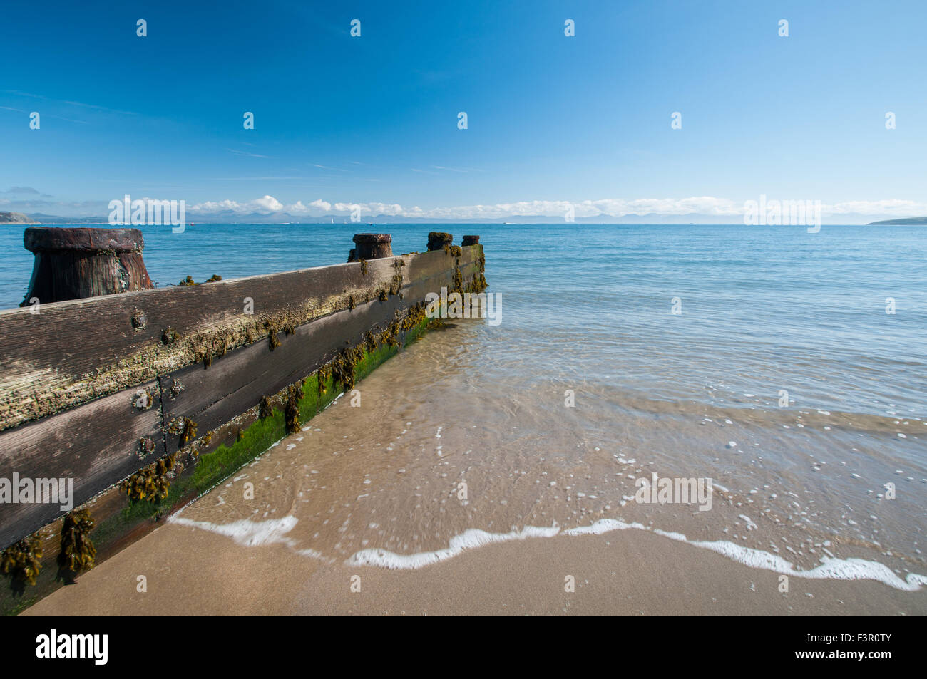 sea view from Abersoch beach, Llyn Peninsula, North Wales, United ...