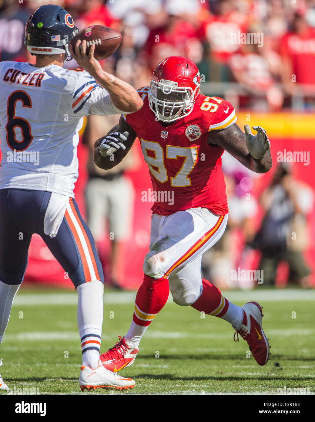 Kansas City, Missouri, USA. 11th Oct, 2015. Kansas City Chiefs DL #97 ...
