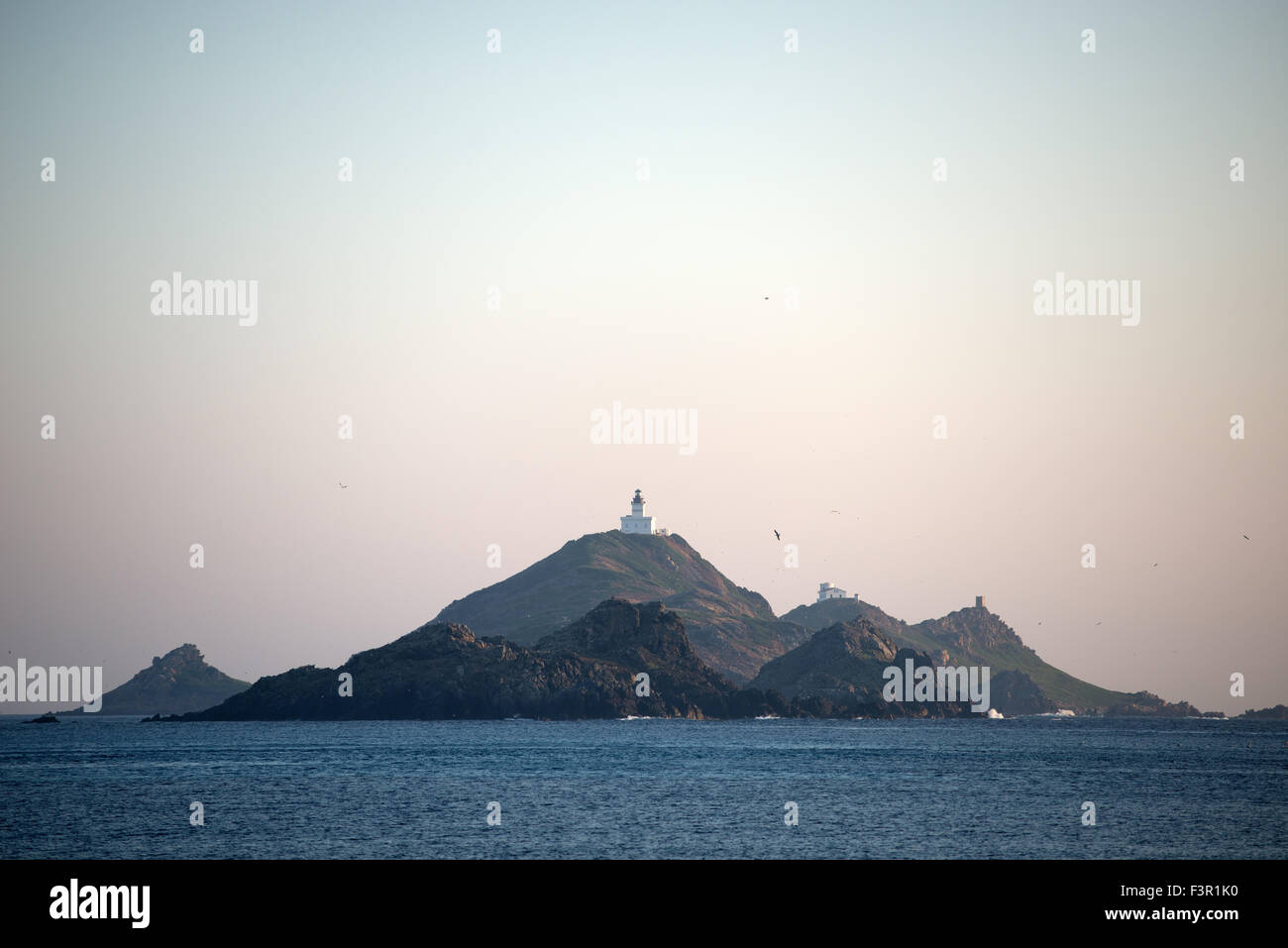 Pointe de la Parata, Iles Sanguinaires, Ajaccio, Corsica, France Stock ...
