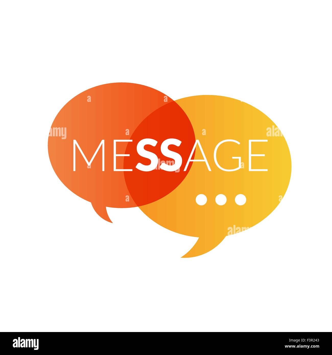 Text message logo Stock Vector Image & Art - Alamy