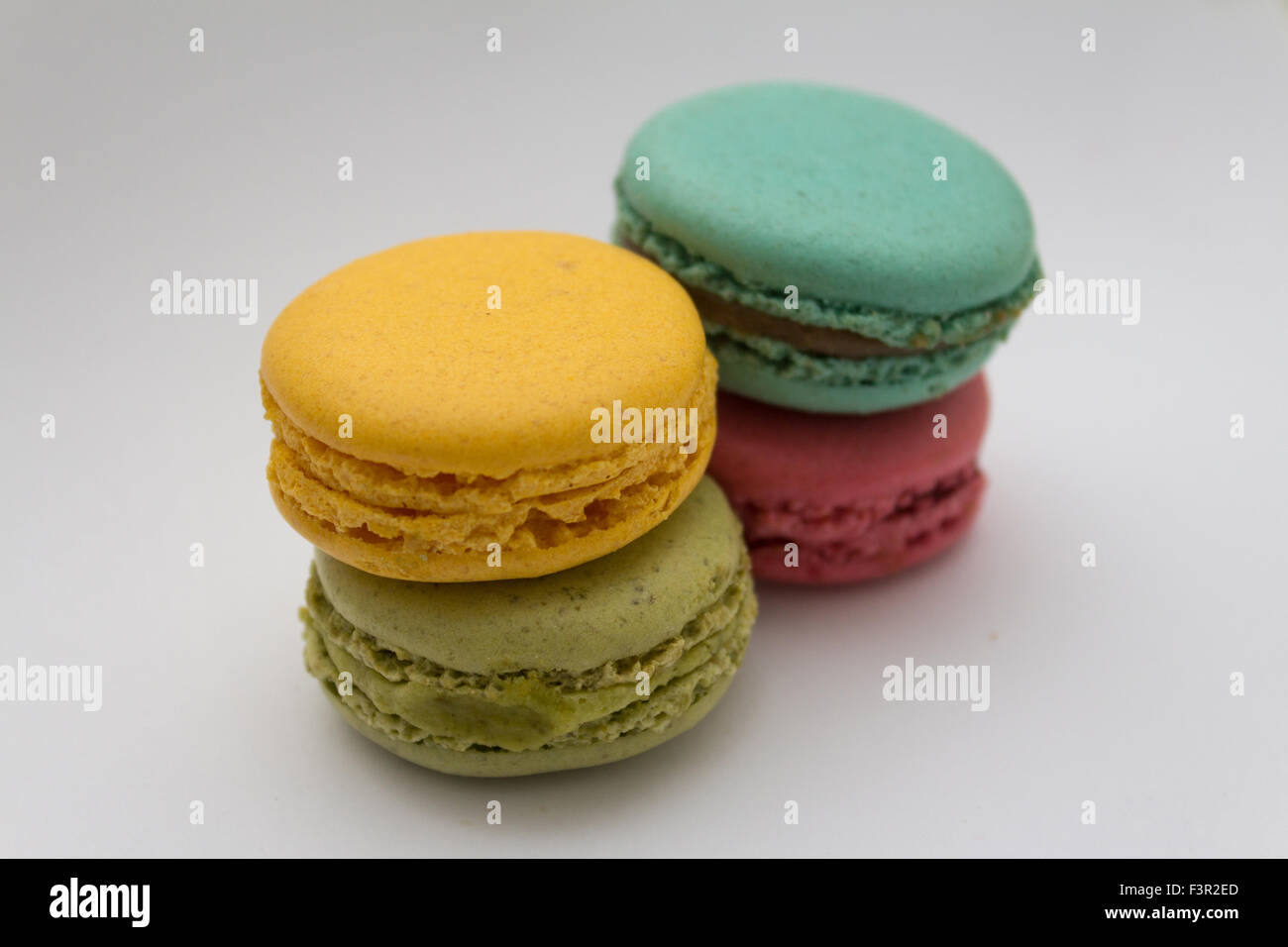 macarons biscuits - french cake / cookies - pastries Stock Photo - Alamy