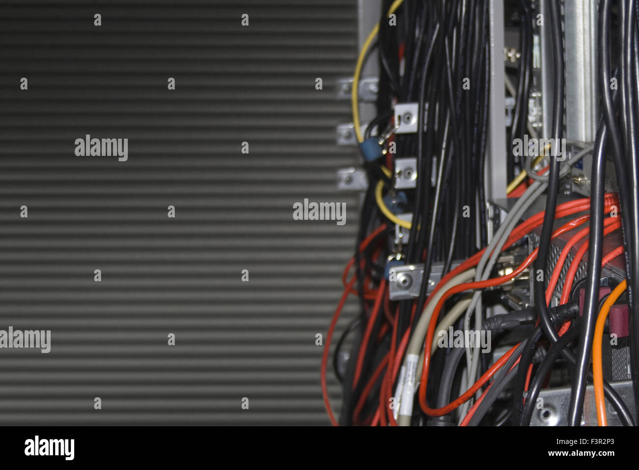 Network cables in back of a Server Stock Photo - Alamy