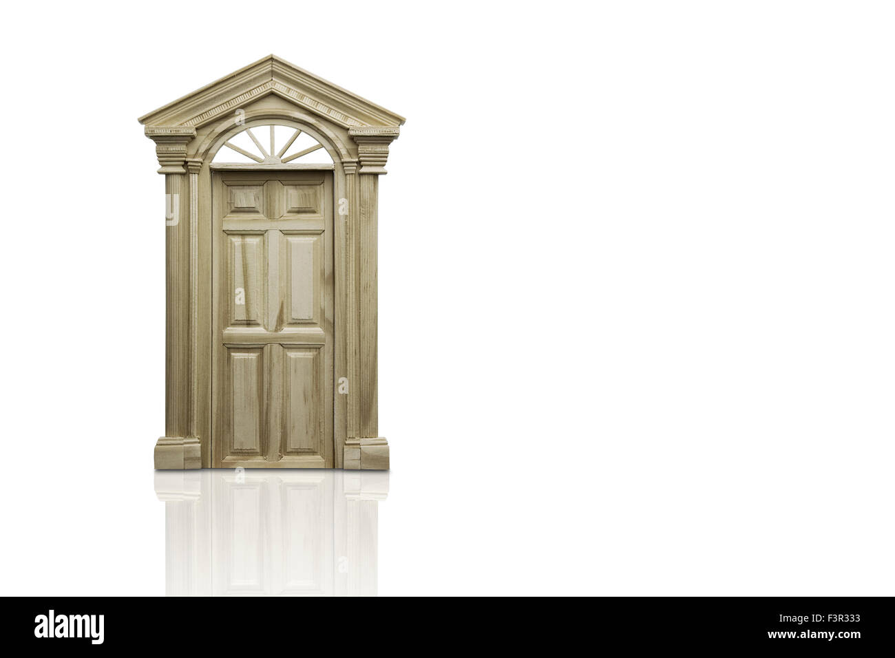 Shut front door Cut Out Stock Images & Pictures - Alamy