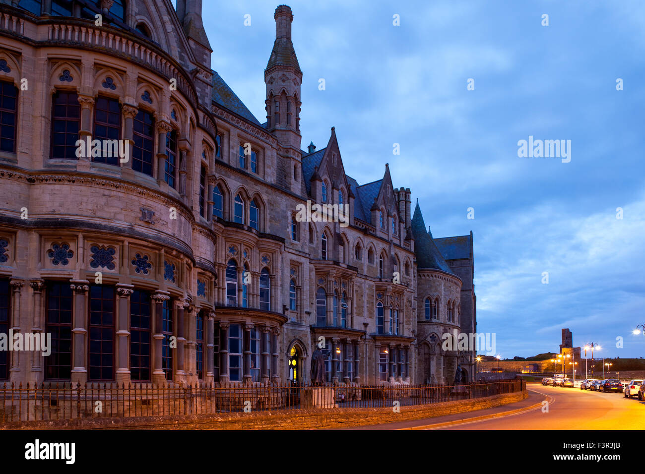 old college Aberystwyth west Wales ceredigion Stock Photo - Alamy