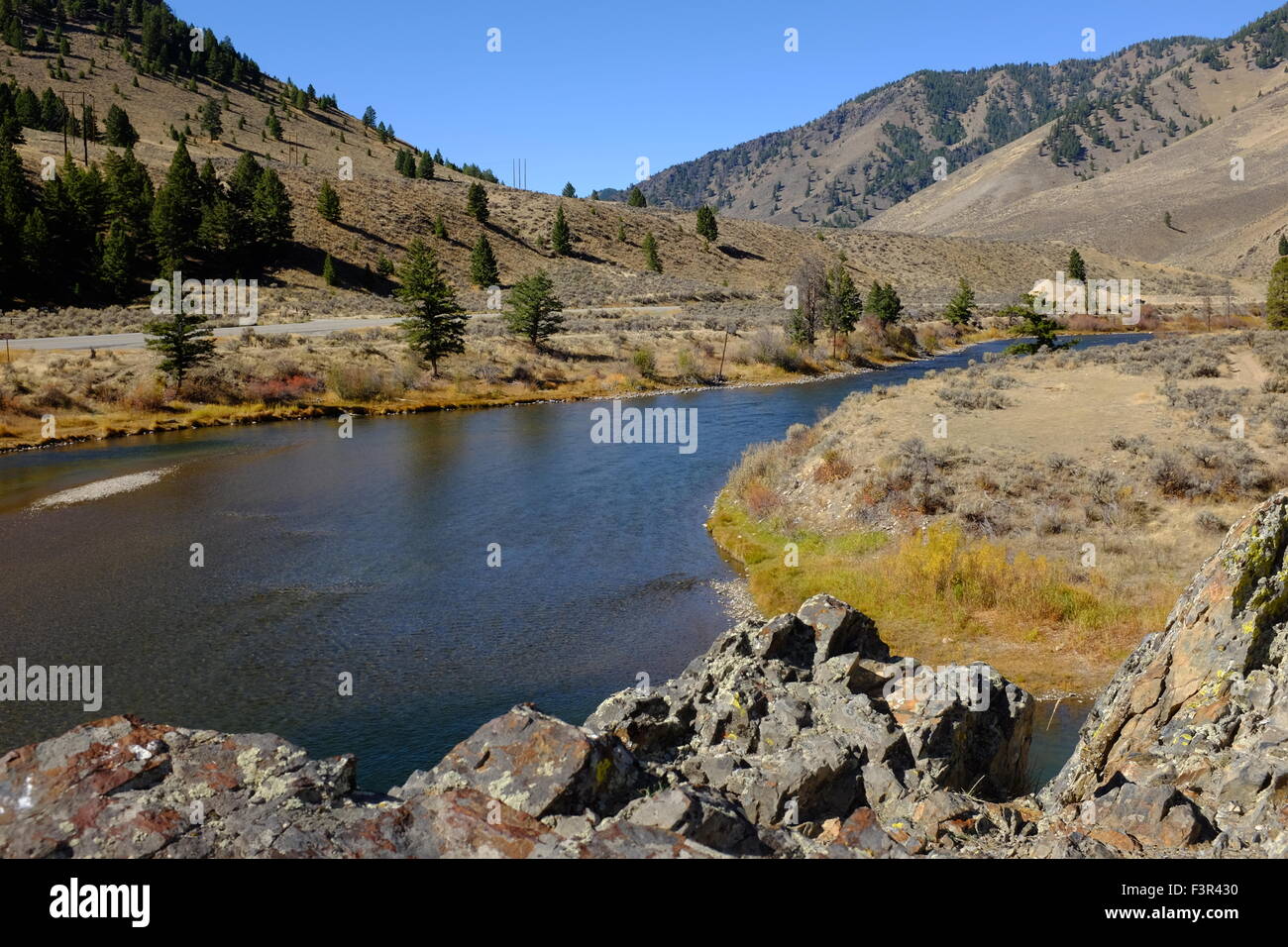 Salmon River in Idaho Stock Photo - Alamy