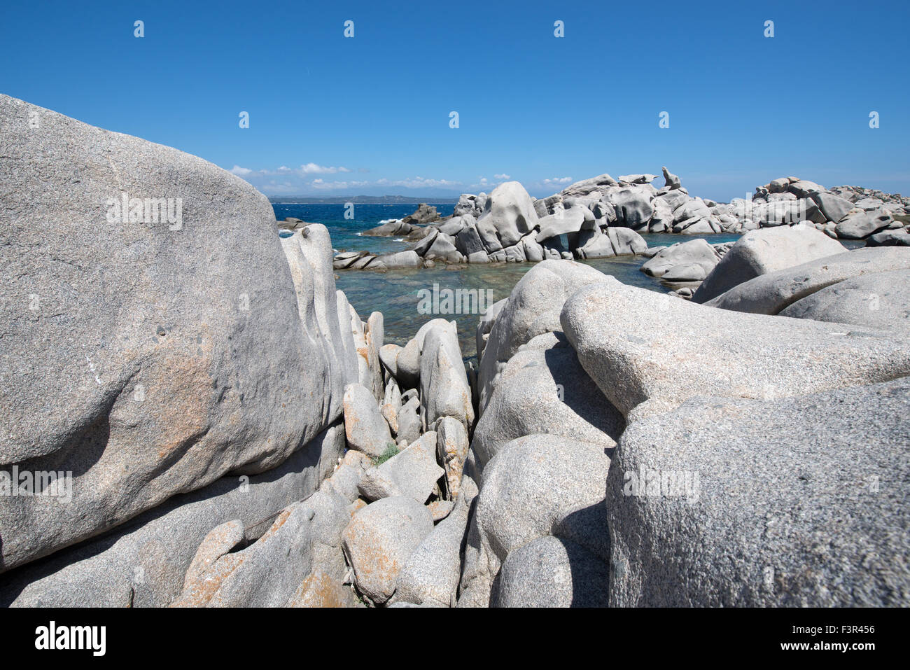 Reefs at Lavezzi Islands, Bonifacio, Corsica, France Stock Photo - Alamy