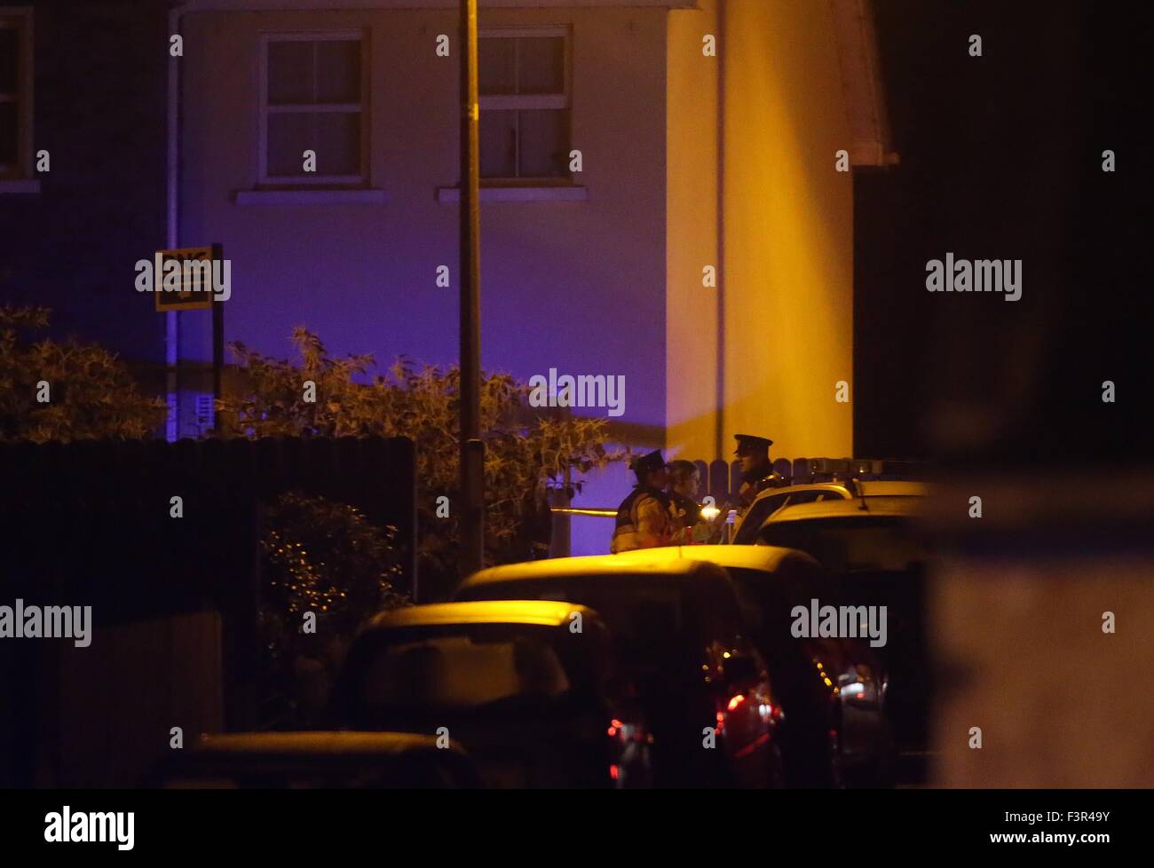 Omeath, Co. Louth, Ireland . 11th Oct, 2015. The scene in Omeath Co ...