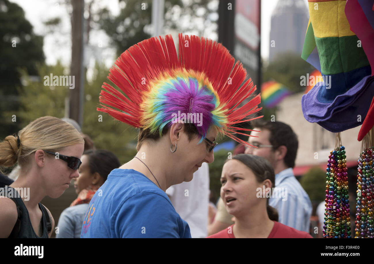 Atlanta, GA, USA. 11th Oct, 2015. LGBT community celebrates Gay Pride ...