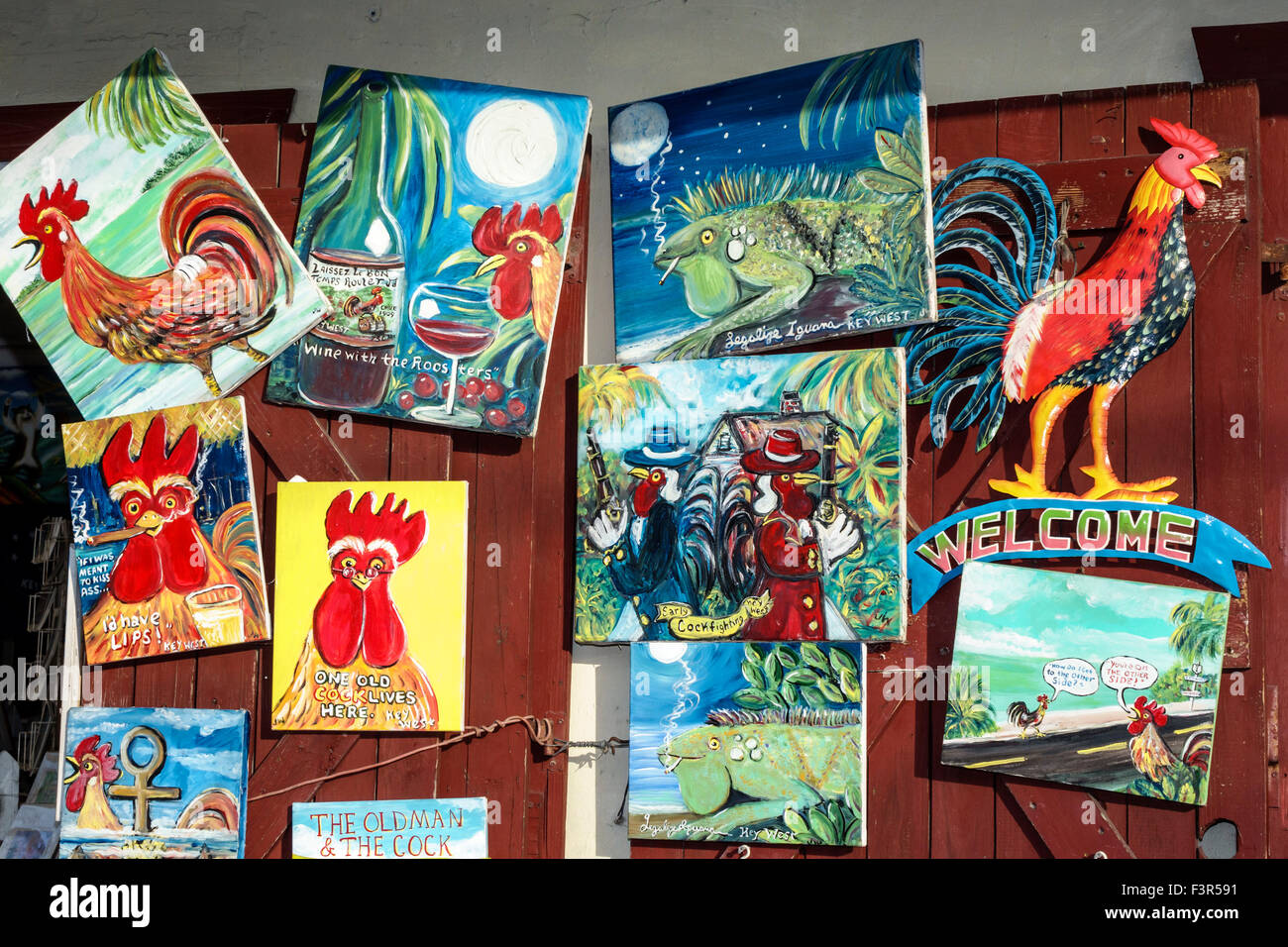 Key West Florida,Keys,Old Town,art artwork,paintings,humor,humorous ...