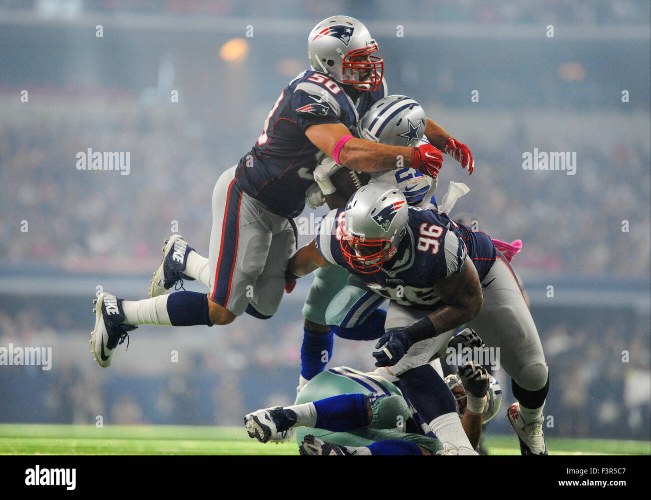 Arlington, Texas, USA. 11th Oct, 2015. New England Patriots defensive ...