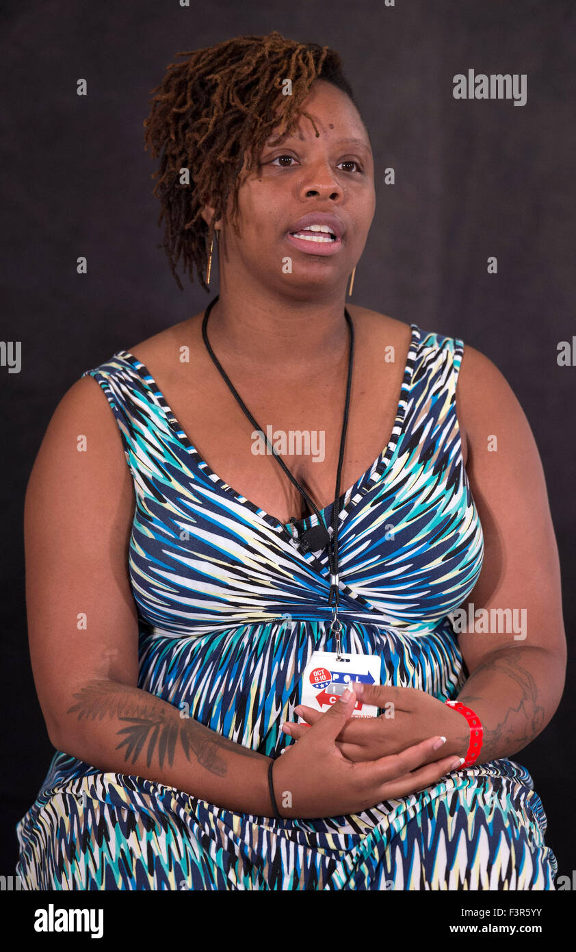 Los Angeles, California, USA. 10th Oct, 2015. PATRISSE CULLORS, co ...