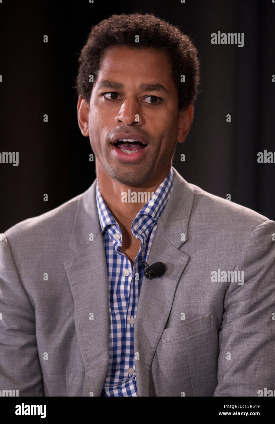 Los Angeles, California, USA. 10th Oct, 2015. Journalist TOURE ...