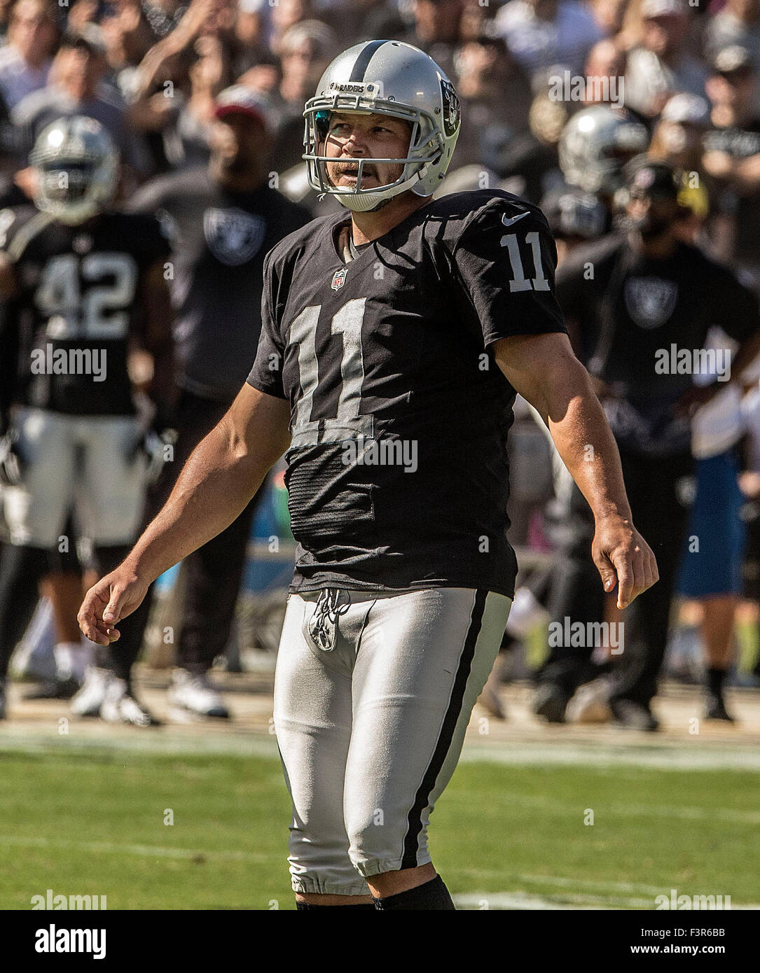 Oakland raiders kicker sebastian janikowski hi-res stock photography ...
