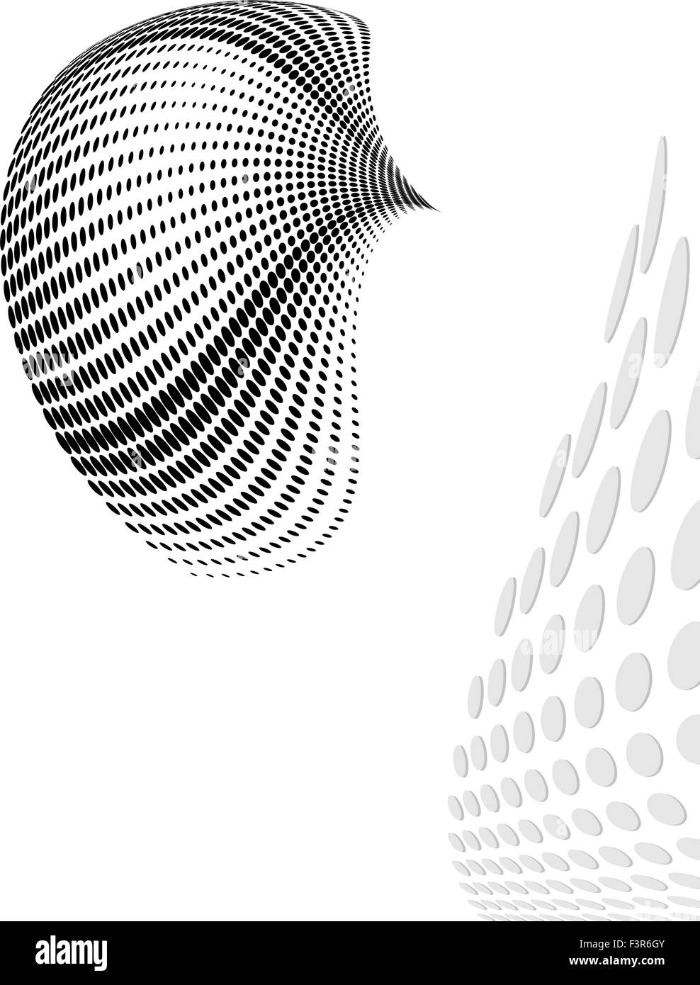 Background Composition, Web Template (Halftone) Vector Art Stock Vector ...