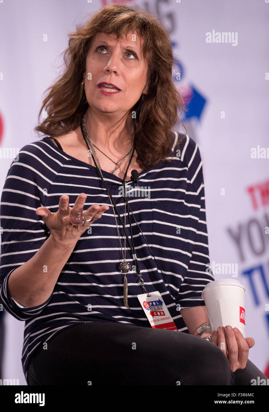 Los Angeles, California, USA. 10th Oct, 2015. LIZZ WINSTEAD, co-creator ...
